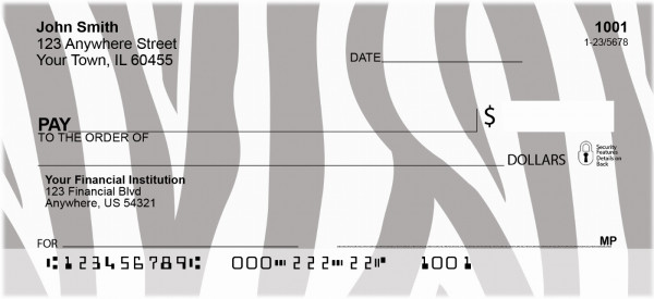 Safari Prints Personal Checks